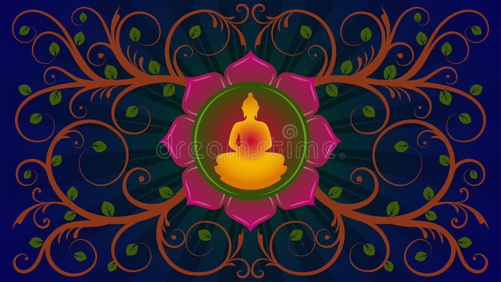 Lotus Flower Spiritual Stock Illustrations – 18,809 Lotus Flower ...