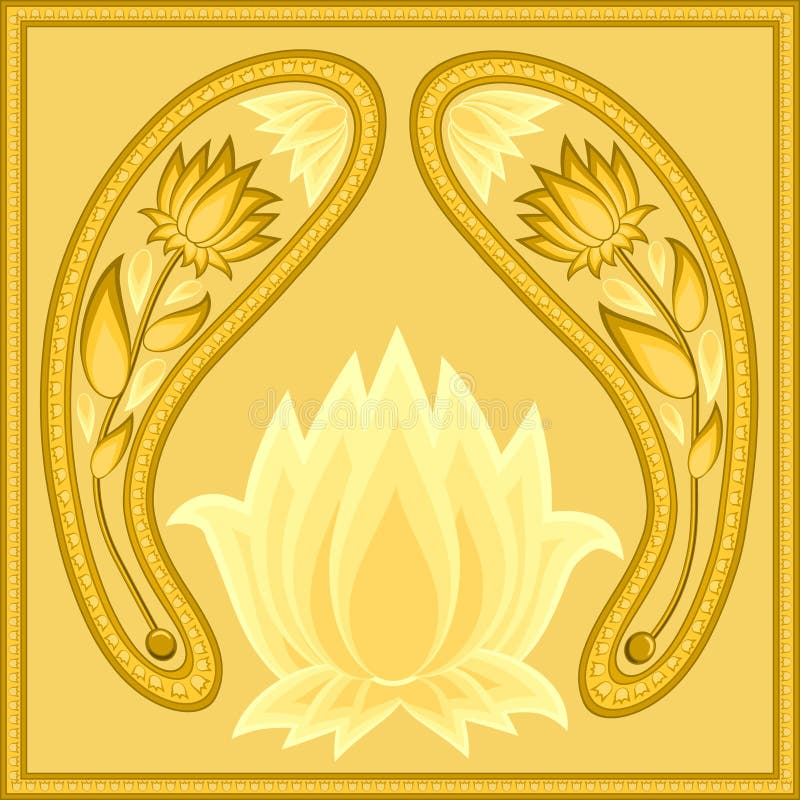 Lotus background stock vector. Illustration of card, lotus - 11362874