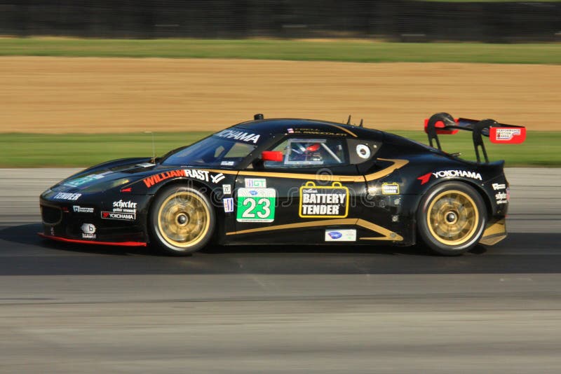 Lotus Evora racing editorial photo. Image of lemans, arena - 51049076