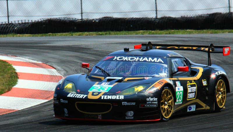 Lotus Evora-Rennwagen redaktionelles stockfoto. Bild von fachmann ...