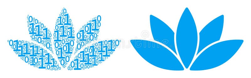 Binary Flower Stock Illustrations – 166 Binary Flower Stock ...