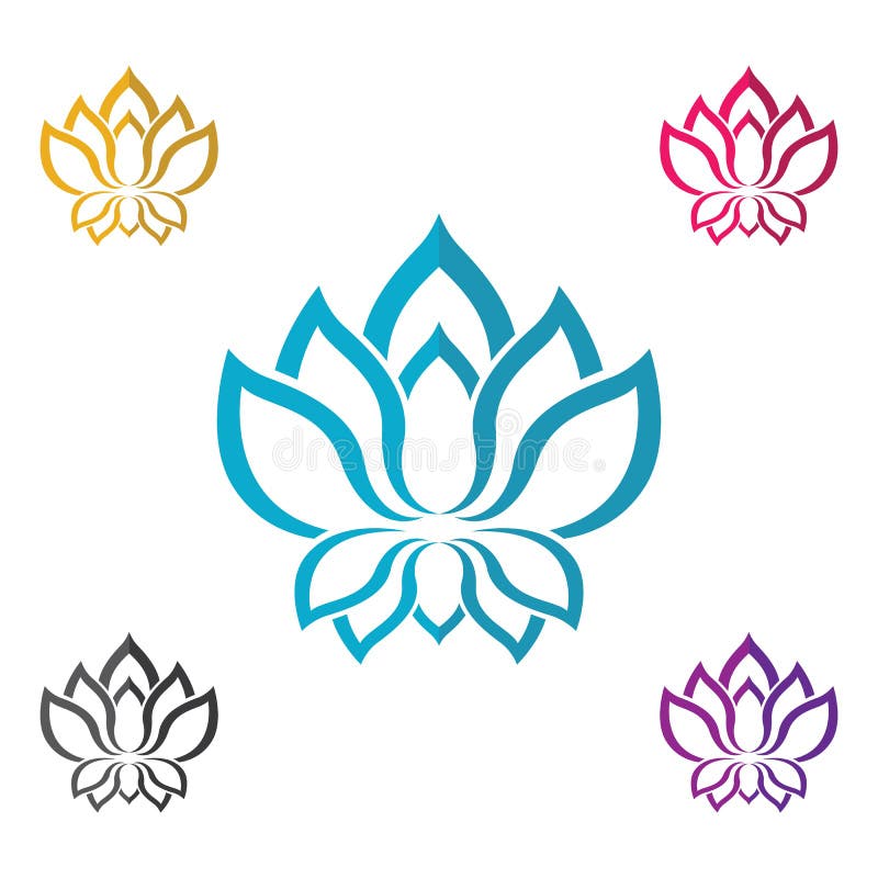 Lotus Flower Emblem Stock Illustrations – 10,829 Lotus Flower Emblem ...