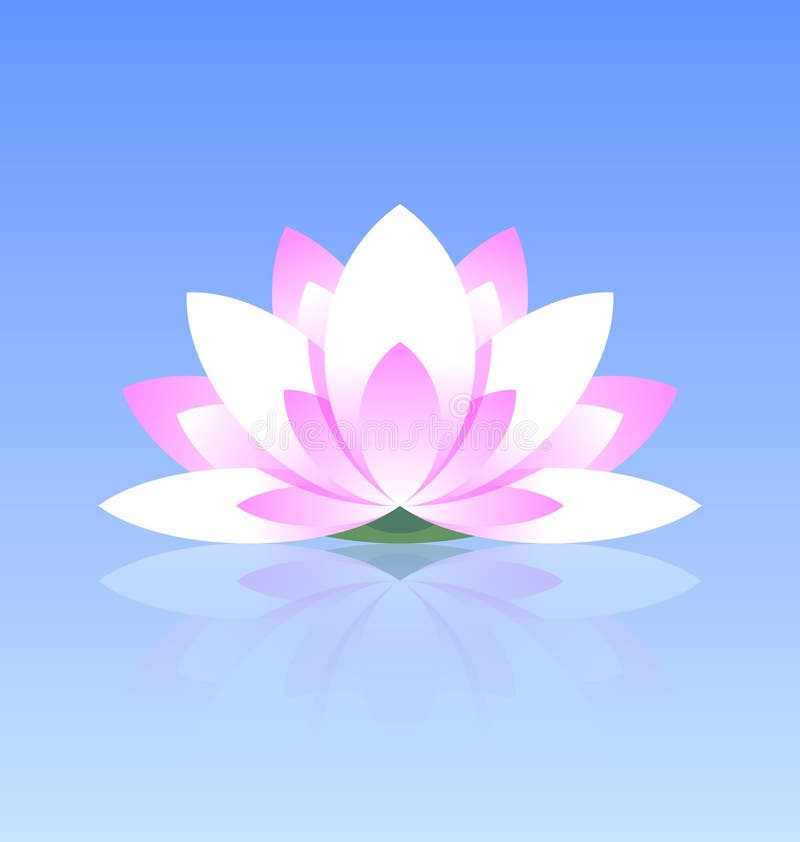 Lotus flower stock vector. Illustration of lotus, pond - 5055128