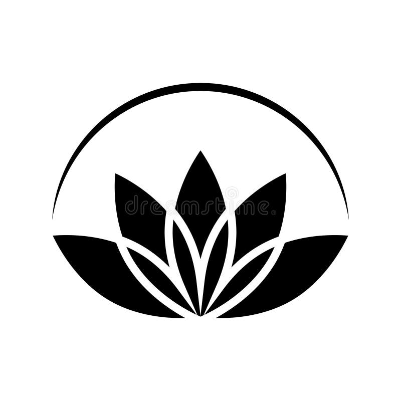 Lotus Flower Icon Vector Design Template Basic RGB Stock Illustration ...
