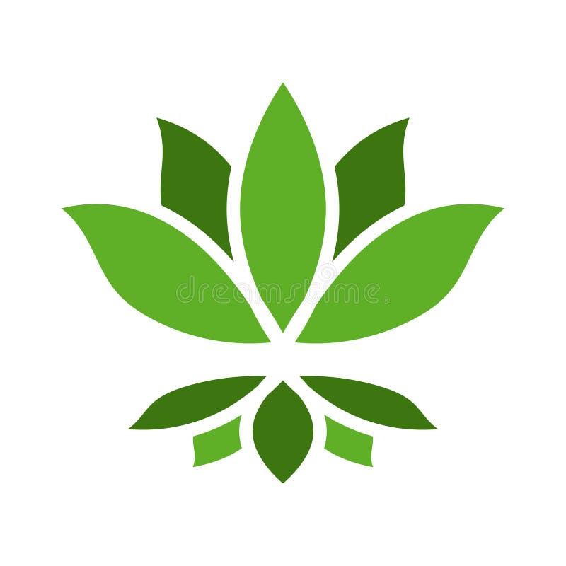 Lotus Flower Icon Vector Design Template Basic RGB Stock Illustration ...