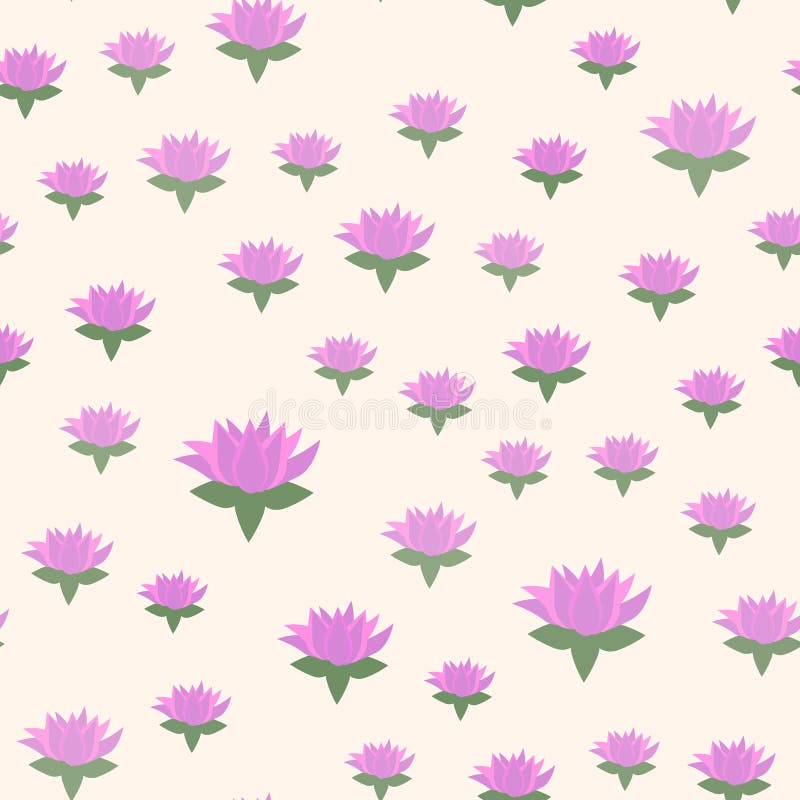 Lotus Flowers with Leaves and Buds of Medium and Small Size Stock ...