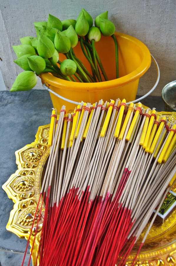 Joss stick for pray stock photo. Image of thailand, chalong - 55444736