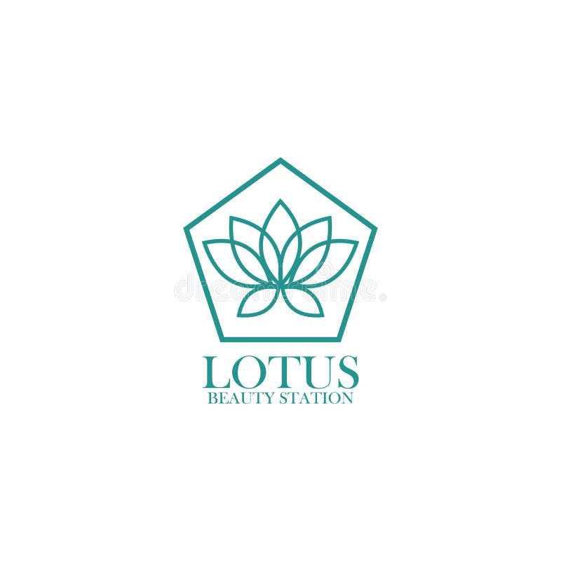 Lotus logo design stock illustration. Illustration of element - 166728571