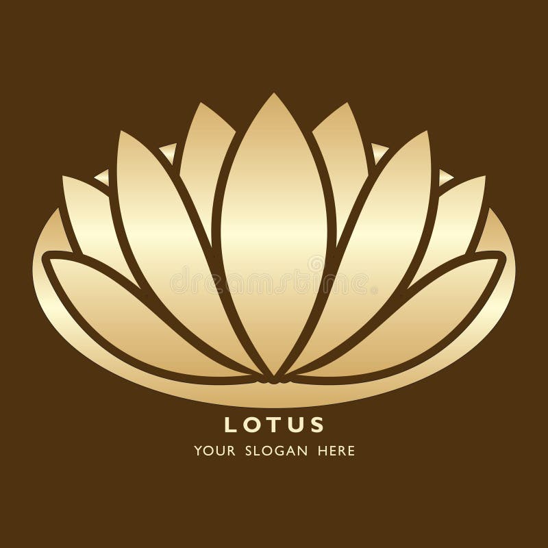 Lotus logo stock vector. Illustration of water, abstract - 263525871