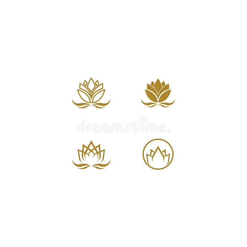Lotus logo template vector stock illustration. Illustration of logo ...