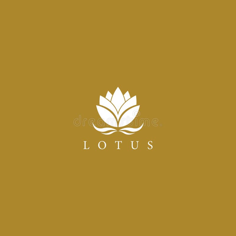 Lotus logo template vector stock illustration. Illustration of logo ...