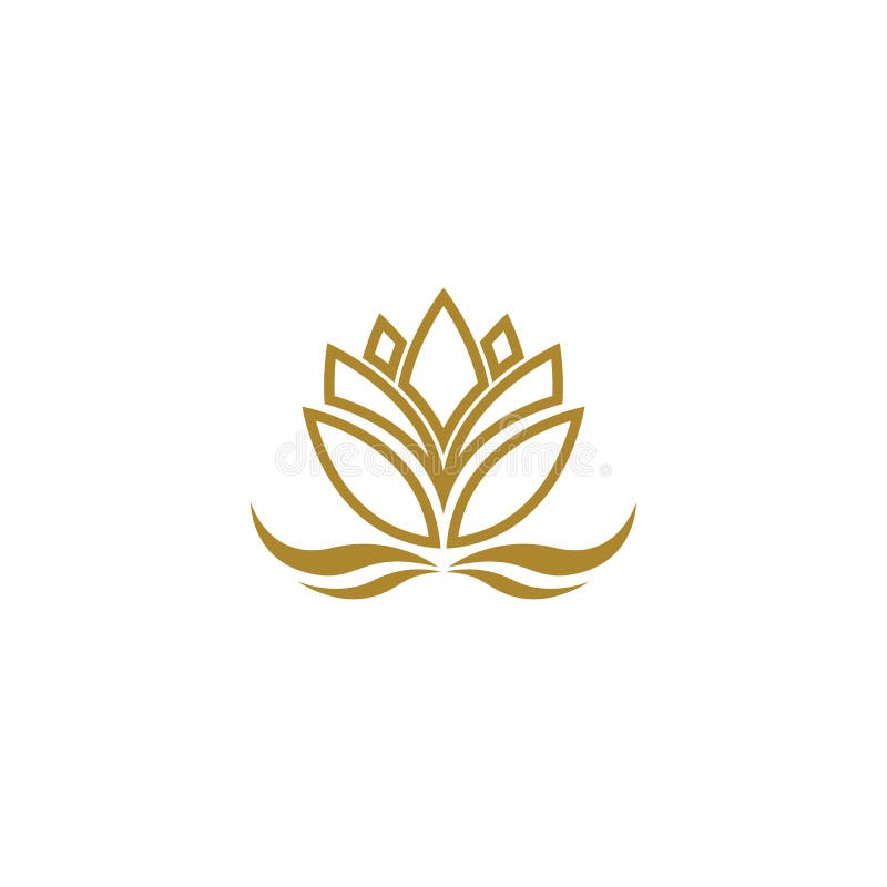 Lotus logo template vector stock illustration. Illustration of logo ...