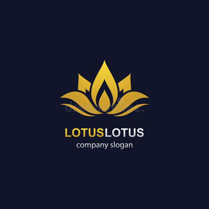 Lotus Logo,lotus Flowers Logos Stock Illustration - Illustration of ...