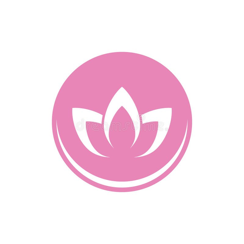 Lotus Logos Vector Template Symbol Element Nature Stock Vector ...