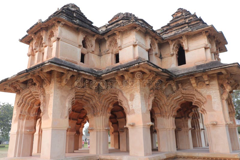 Lotus Mahal at Hampi, Karnataka - Archaeological Site in India Stock ...