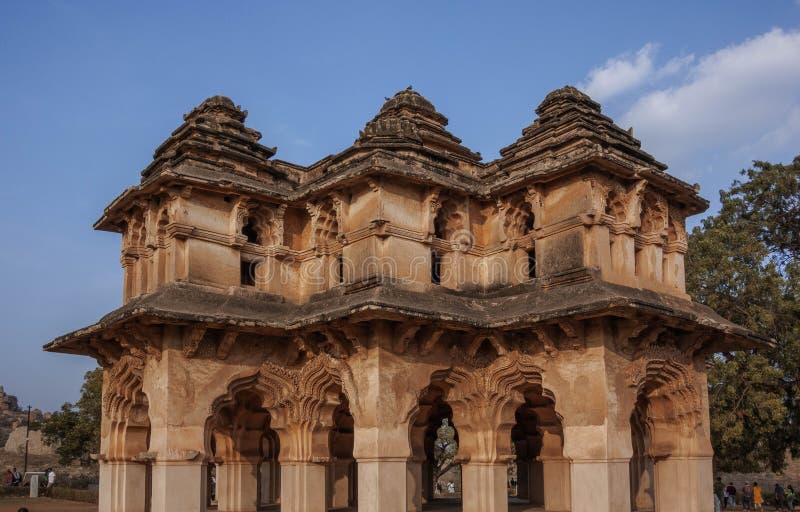 Lotus Mahal is an Architectural Masterpiece, a Two-story Structure with ...