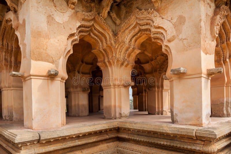 Lotus Mahal palace inside stock photo. Image of ancient - 27637776