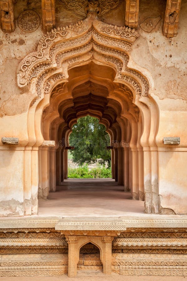 Lotus Mahal palace inside stock image. Image of india - 27637779