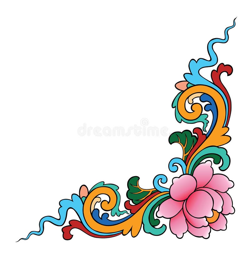 Corner Border Designs Colorful Lotus 27+ Thousand Lotus Flower Border