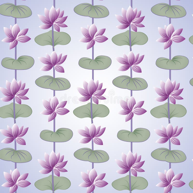 Lotus pattern stock vector. Illustration of natural, peace - 37696618