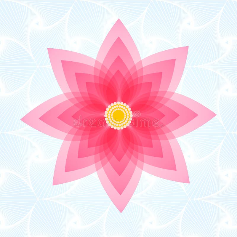 Lotus Flower Top View Stock Illustrations – 266 Lotus Flower Top View ...
