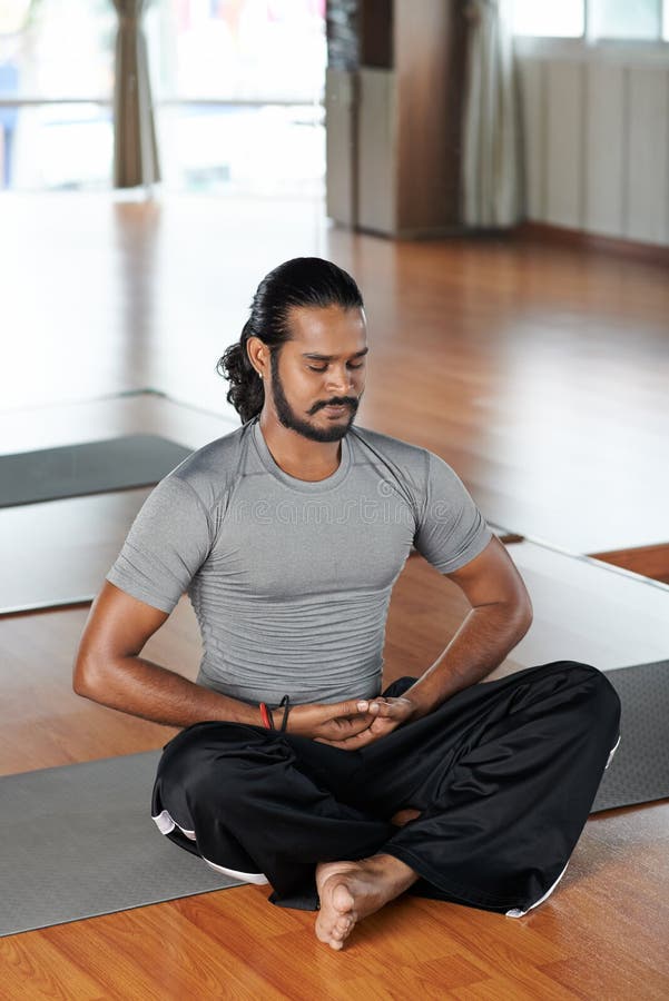 Lotus position stock photo. Image of fitness, healthy - 63145786