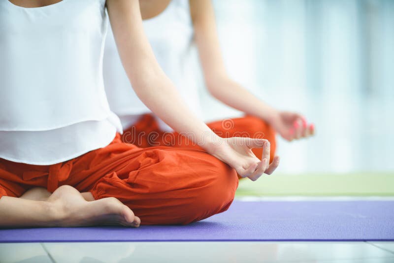 Lotus position stock image. Image of yoga, young, activity - 27423793