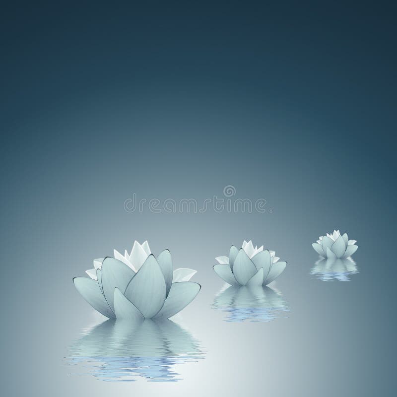 Lotus - Purity background stock illustration. Illustration of relaxing ...