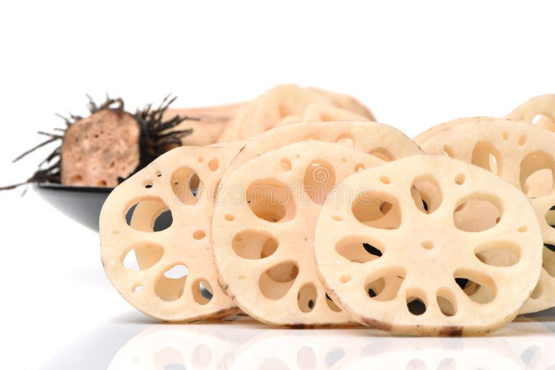 Lotus root slice stock photo. Image of nutrition, slice - 111889294