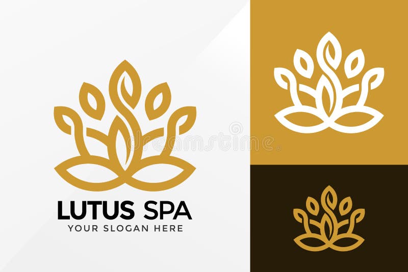 Lotus Spa Logo Design, Brand Identity Logos Vector, Modern Logo, Logo ...