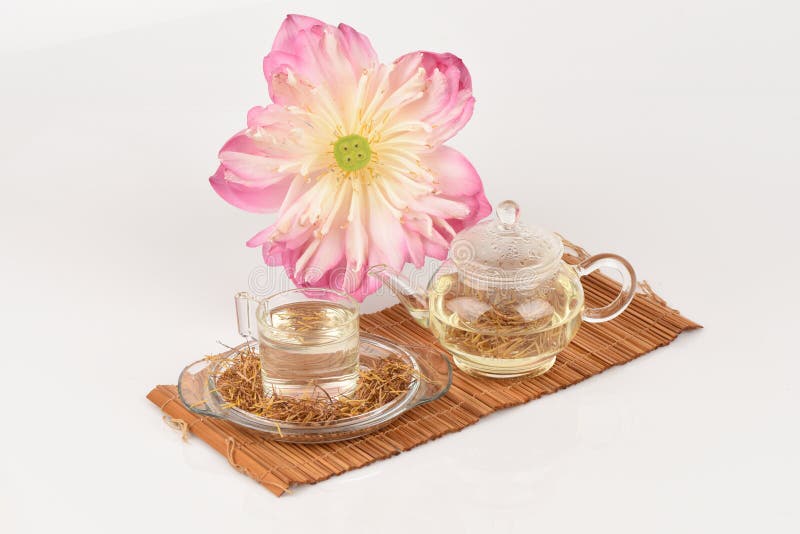 Lotus stamen tea. stock image. Image of medicinal, heart - 64050139