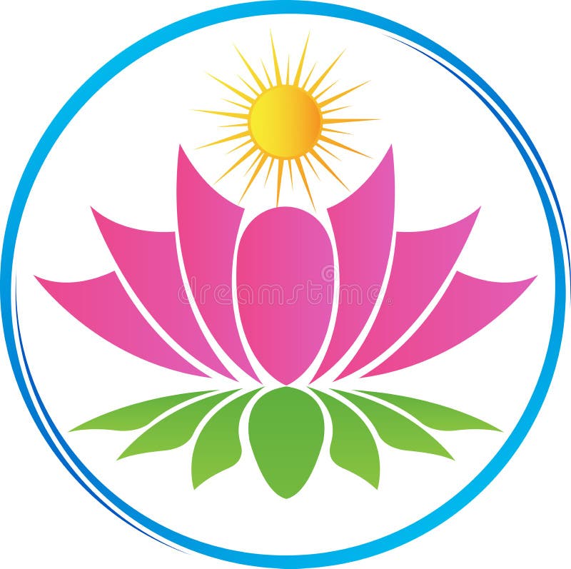 Lotus logo stock vector. Illustration of flowers, brand - 30105513