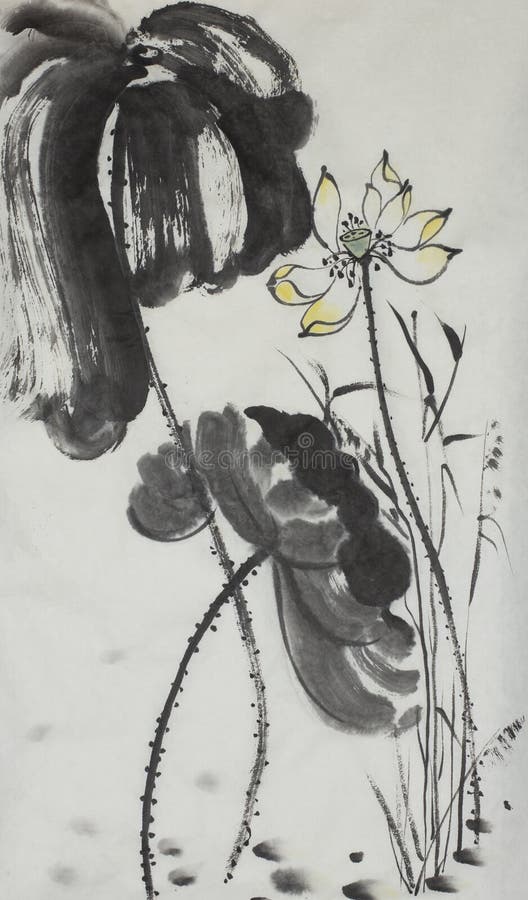 The Lotus Symbol of Eternity Stock Illustration - Illustration of ...