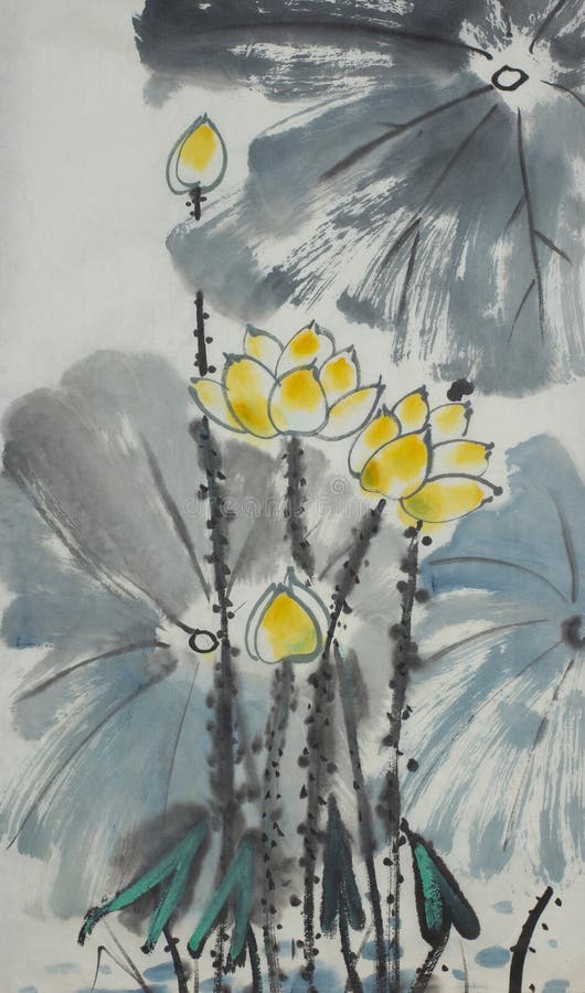 The Lotus Symbol of Eternity Stock Illustration - Illustration of ...