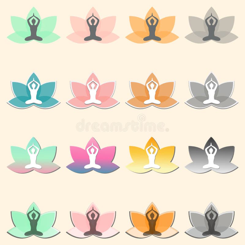 Lotus symbol stock vector. Illustration of beauty, buddha - 71036073