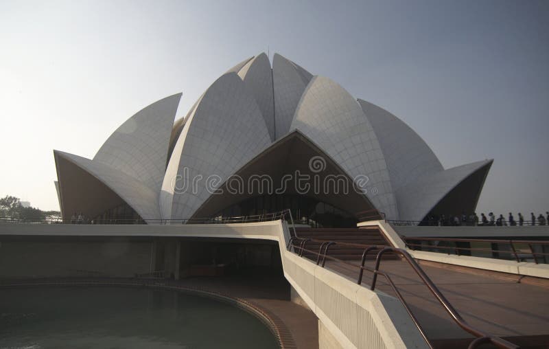 The lotus temple stock photo. Image of roof, architectural - 7447860