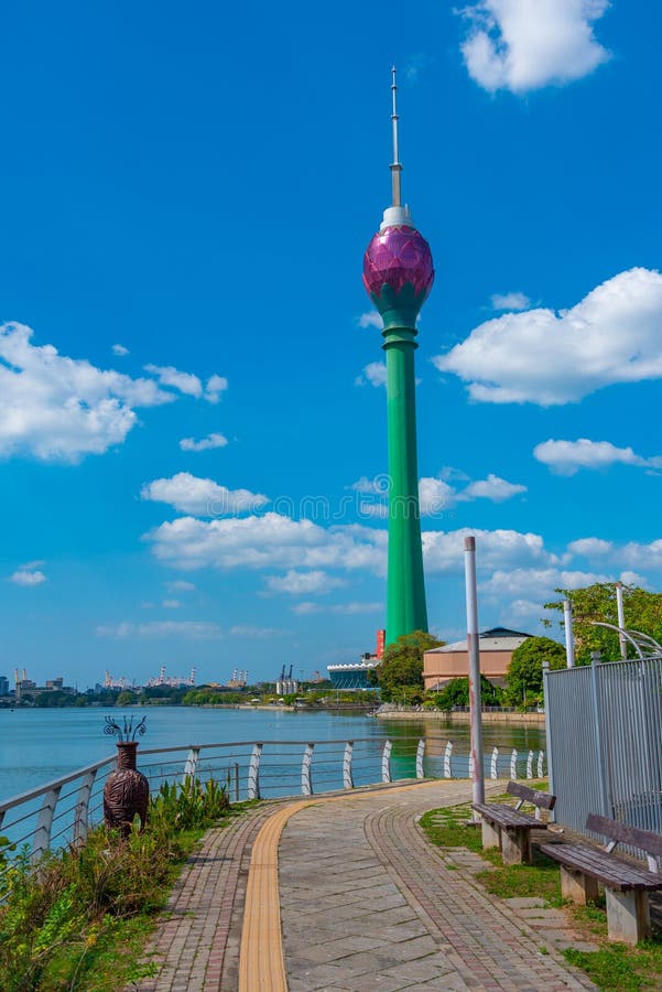 Lotus Tower in Downtown Colombo, Sri Lanka Stock Image - Image of ...