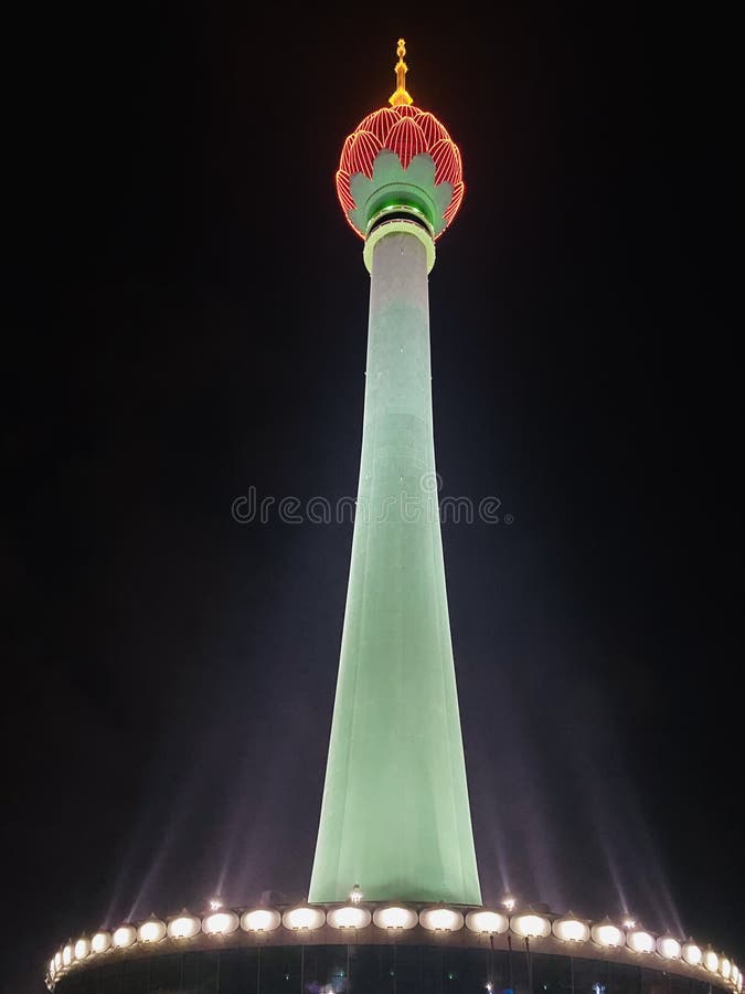 Lotus tower stock image. Image of monument, landmark - 263081207