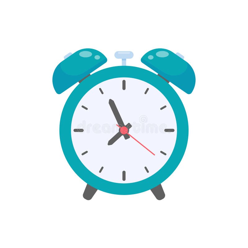 Loud Alarm Clock Alerts Wake Up Time and Schedule Stock Vector ...