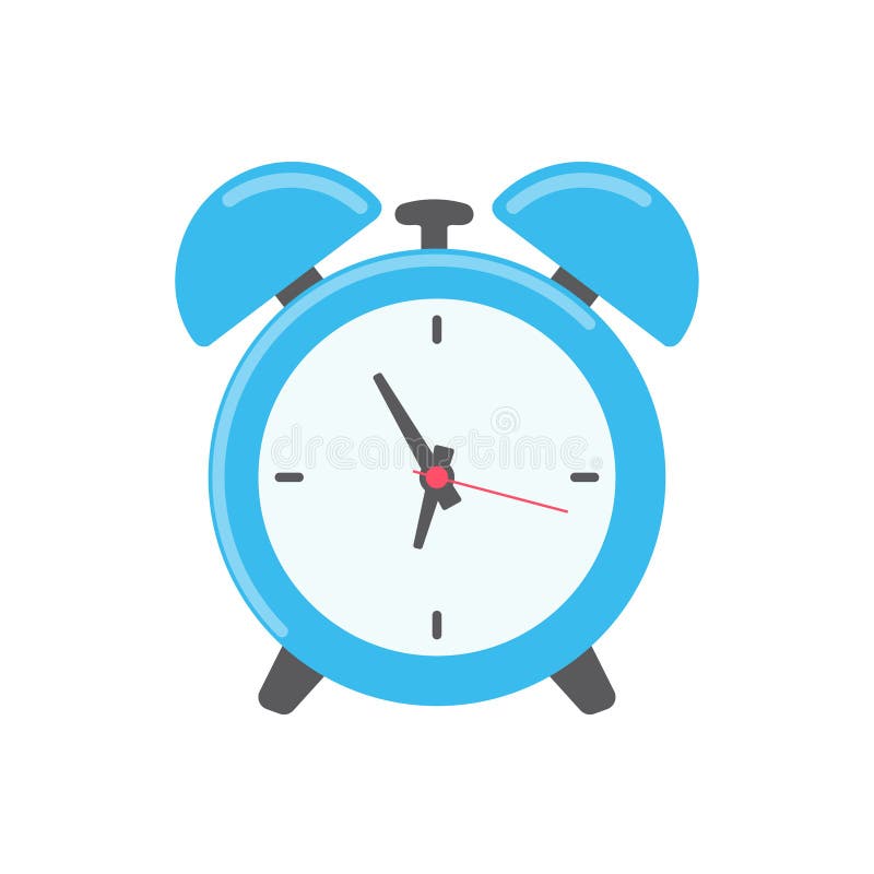 Loud Alarm Clock Alerts Wake Up Time and Schedule Stock Vector ...