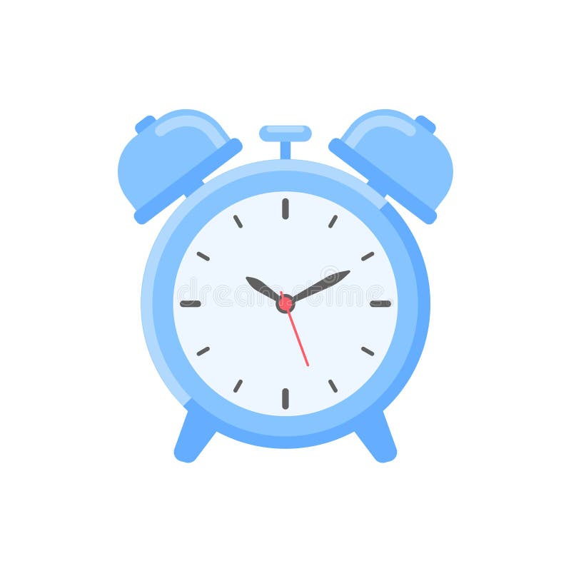 Loud Alarm Clock Alerts Wake Up Time and Schedule Stock Vector - Illustration of number ...