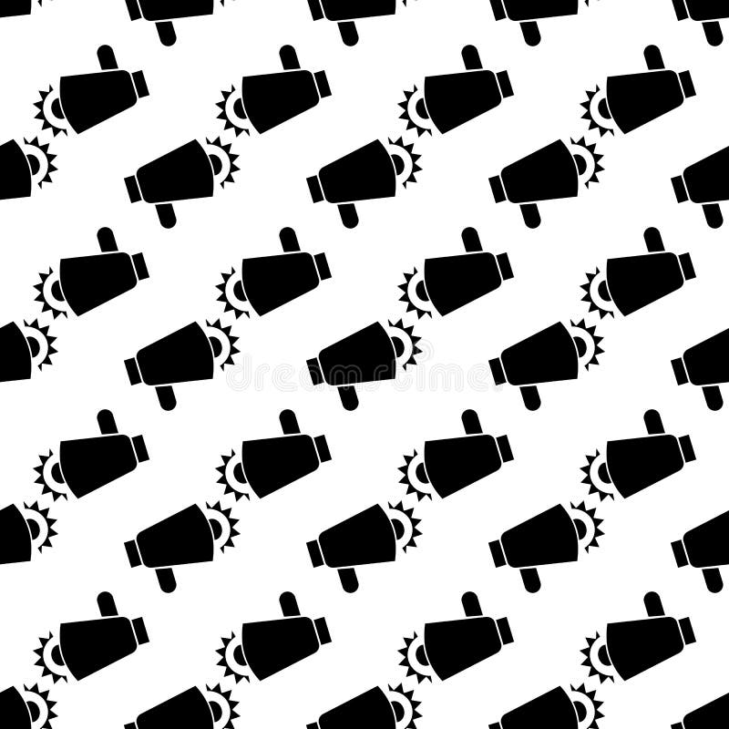 Loud Megaphone Pattern Seamless Vector Stock Vector - Illustration of ...