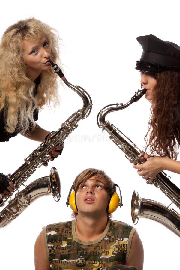 Two Noisy Girls Stock Photos - Free & Royalty-Free Stock Photos from ...