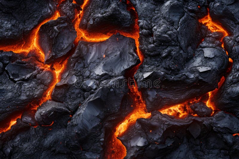 Loud Rocks Fire Explosion. Generate Ai Stock Illustration ...