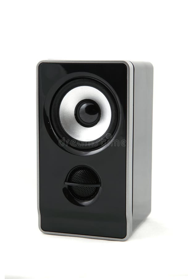 Loud speaker stock image. Image of chrome, isolated, entertainment ...