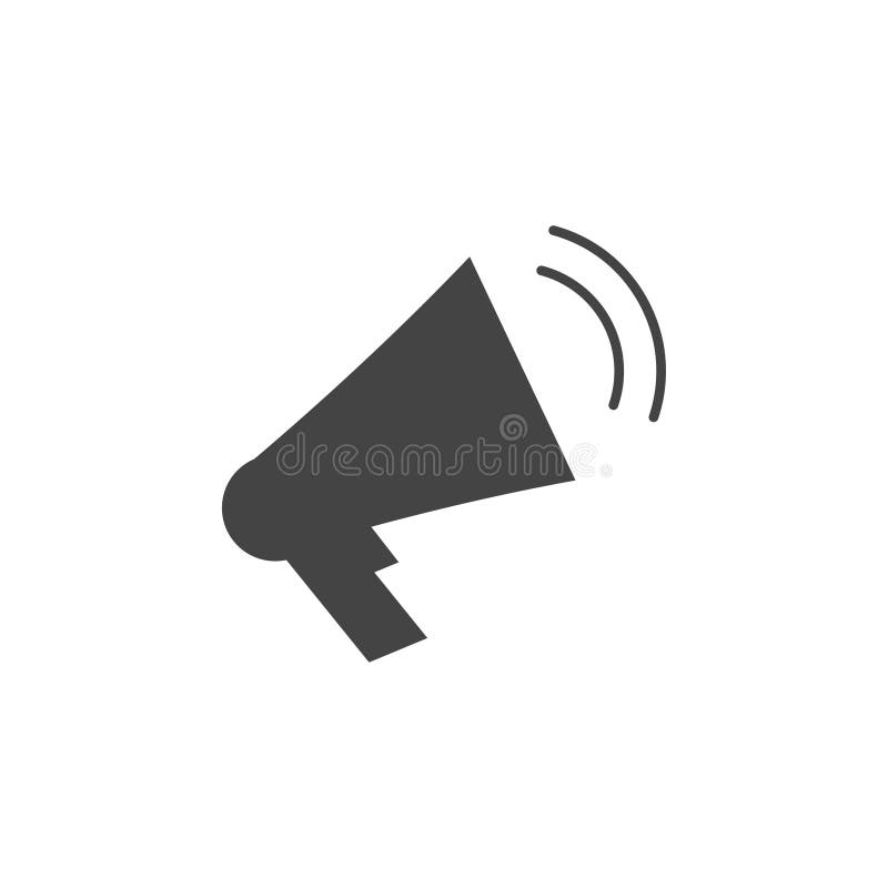 Loud Speaker Icon Graphic Design Template Vector Stock Vector ...