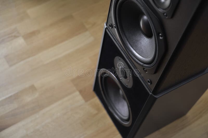Loud speakers stock image. Image of close, multimedia - 62823645