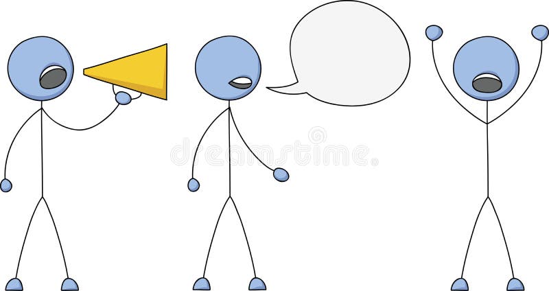 Stick People Talking Stock Illustrations – 1,928 Stick People Talking ...