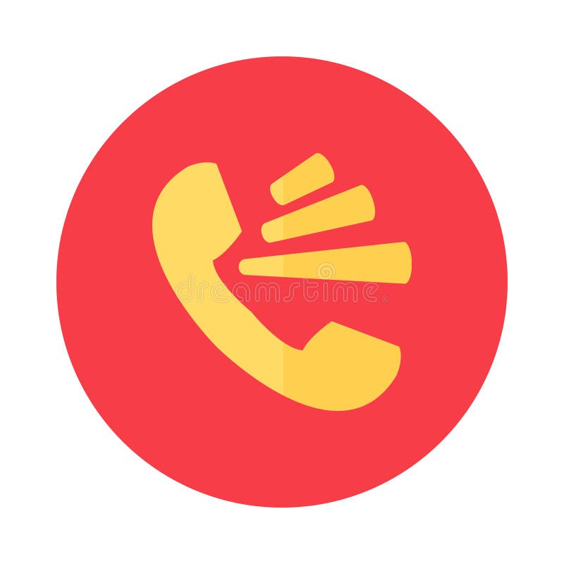 Loudly Screaming Telephone Handset Icon Stock Vector - Illustration of ...