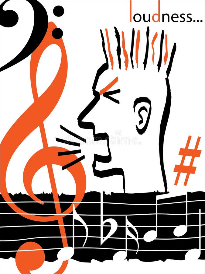 Loudness stock illustration. Illustration of loudness - 190287931